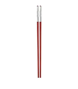 Christofle Silver-plated Uni Chinese Chopsticks - Red