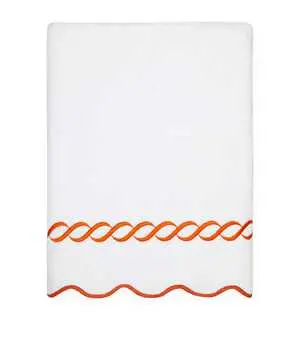 PRATESI Cotton Treccia Bath Sheet - Orange