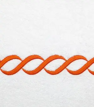 PRATESI Cotton Treccia Bath Sheet - Orange