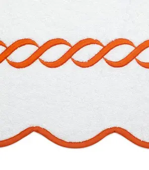 PRATESI Cotton Treccia Bath Sheet - Orange