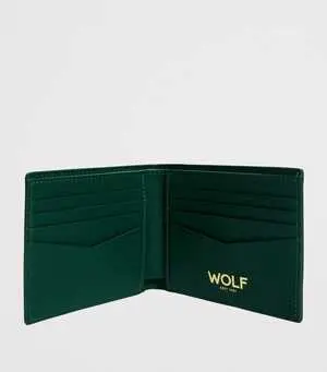 Wolf Signature Billfold Wallet - Green