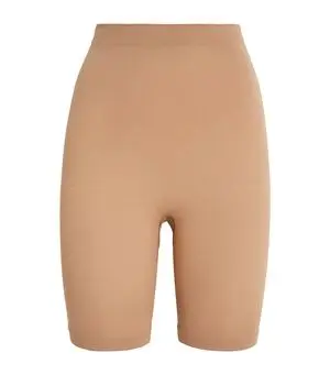SKIMS Seamless Sculpt Mid-thigh Shorts - Nude