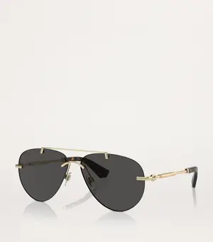 Burberry Acetate Be3151 Aviator Sunglasses