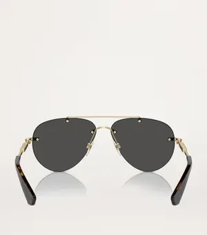 Burberry Acetate Be3151 Aviator Sunglasses