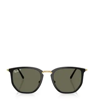 Ray-ban Irregular Sunglasses - Black