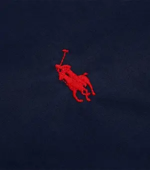 Ralph Lauren Cotton Player King Duvet Cover - Navy