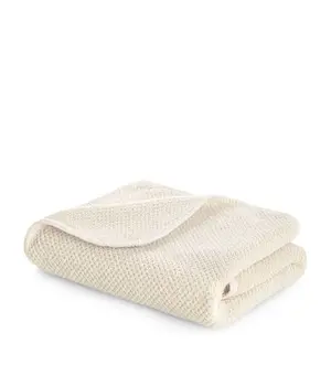 GRACCIOZA Bee Waffle Washcloth - Neutral