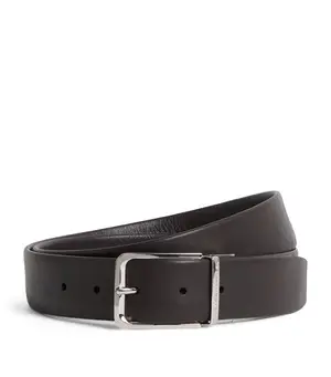 Corneliani Calfskin Belt - Brown