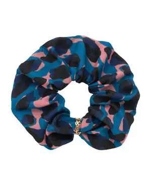 Saint Laurent Chouchou Scrunchie - Blue