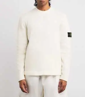 Stone Island Wool-blend Textured Sweater