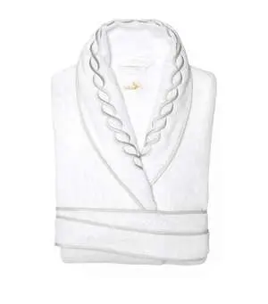 PRATESI Cotton Treccia Bathrobe - Grey