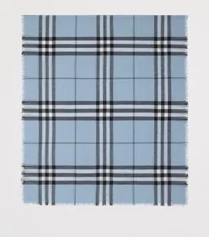 Burberry Wool Wide Check Scarf