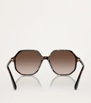 SWAROVSKI Sk6003 Oversized Sunglasses - Brown