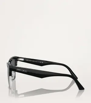 JIMMY CHOO Acetate Jc5014 Sunglasses - Black
