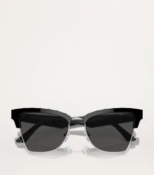JIMMY CHOO Acetate Jc5014 Sunglasses - Black