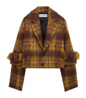 Loewe Checked Outerwear For Women
