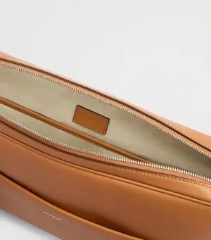 AVITEUR Calfskin Leather Laptop Sleeve With Trolley Sleeve