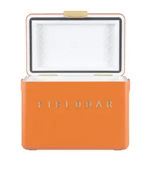 FIELDBAR Mini Bar Cooler Box With Leather Sling - Orange