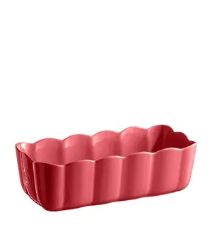EMILE HENRY Ceramic Madeleine Loaf Dish - Pink