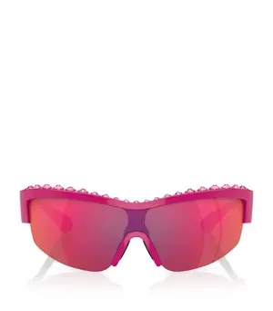 SWAROVSKI Embellished Sk6014 Sunglasses - Pink