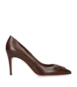Santoni Logo Pumps