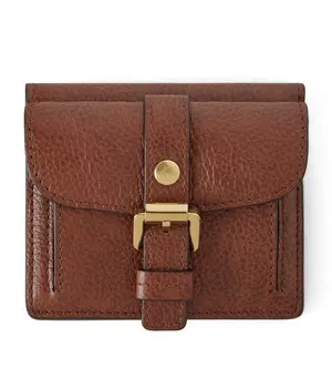 Mulberry Leather Roxanne Wallet - Brown