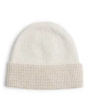 Eleventy Wool-cashmere Beanie - White