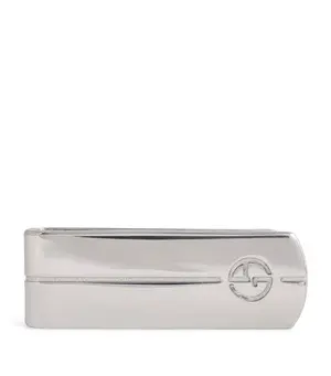 Giorgio Armani Sterling Silver Tie Clip - Grey