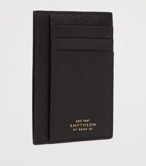 Smythson Panama Leather Compact Card Holder
