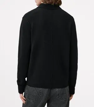 ALLSAINTS Statten Polo Sweater - Black