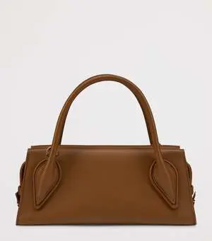 CHRISTIAN LOUBOUTIN Venus Mini Leather Crossbody Bag - Brown