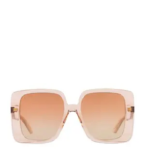 Gucci Acetate 0gc002074 Sunglasses - Beige