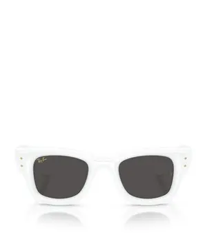 Ray-ban X A$ap Rocky Wayfarer Puffer Sunglasses - White