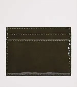 Saint Laurent Patent Leather Logo Card Holder