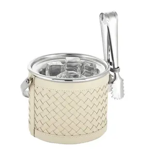 RIVIERE Leather Menfi Ice Bucket
