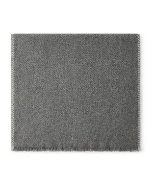 Brunello Cucinelli Cashmere Logo Scarf