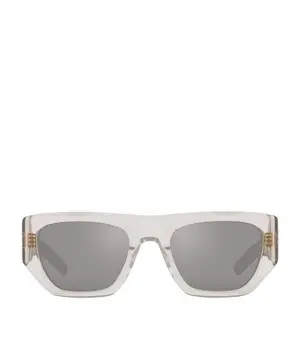 Saint Laurent Sl 740 Pillowed Square Sunglasses - Brown