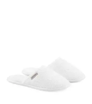 HAMAM Organic Cotton Raya Slippers - White