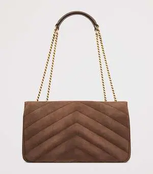 Saint Laurent Medium Loulou Shoulder Bag - Brown