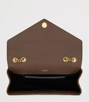 Saint Laurent Medium Loulou Shoulder Bag - Brown