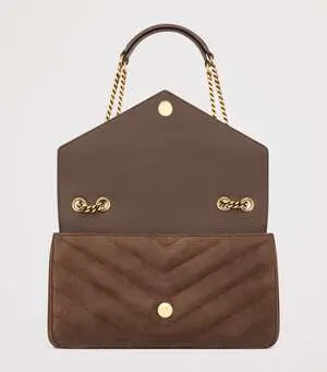 Saint Laurent Medium Loulou Shoulder Bag - Brown
