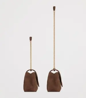 Saint Laurent Medium Loulou Shoulder Bag - Brown