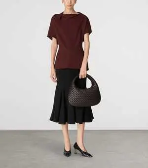 Bottega Veneta Small Veneta Shoulder Bag - Brown
