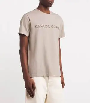 Canada Goose Cotton Embroidered Emerson T-shirt