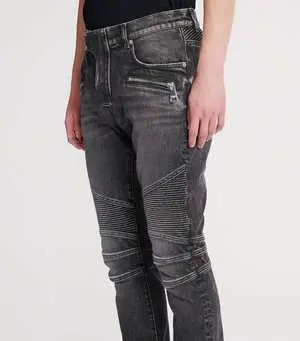 Balmain Slim Biker Jeans