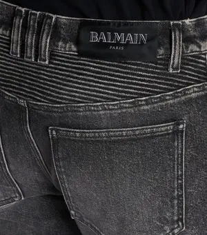 Balmain Slim Biker Jeans
