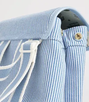 Harrods Embroidered Backpack - Blue