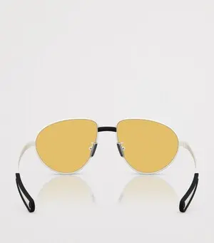 Moncler Metal Me4009 Sunglasses - Silver