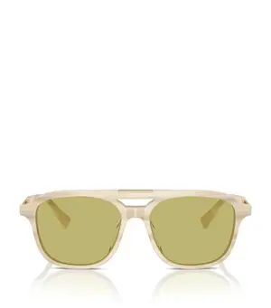 Brunello Cucinelli Acetate Bc4001s Sunglasses - Green