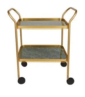 KAYMET Marble Two-tiered Trolley